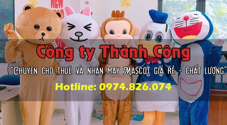 Các loại Mascot phổ biến và địa chỉ cho thuê, nhận may mascot giá rẻ ...